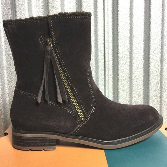 Sporto | Shoes | Sporto Brown Suede Ankle Boots Waterresistant Cozy ...